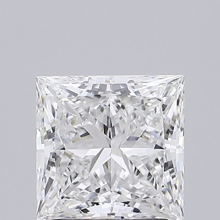 1.62 Carat Princess Shaped Ideal Cut E-VVS2 IGI Certified Lab Grown ...